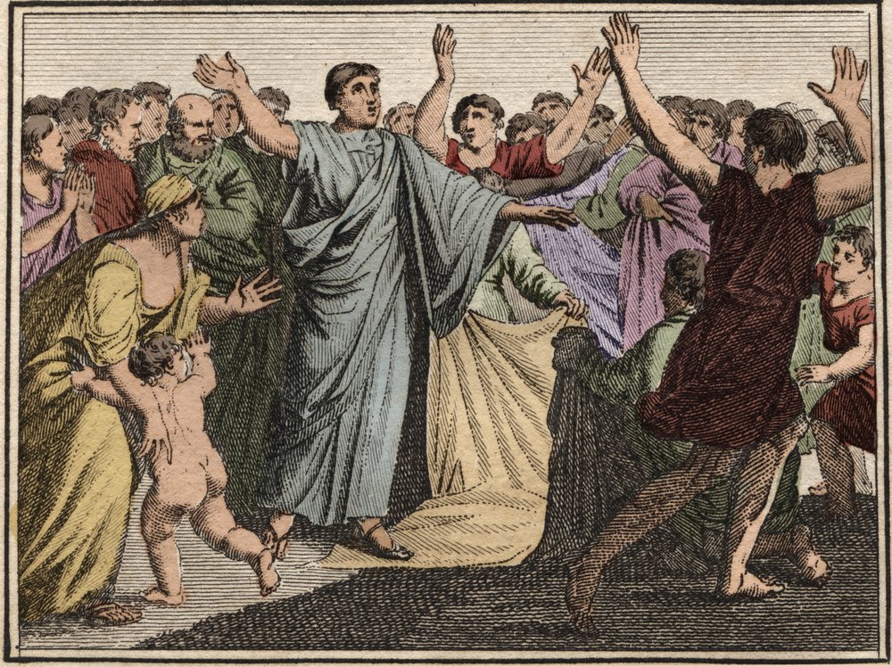 Marcus Tullius Cicero (106-43 v. Chr.), römischer Staatsmann, Redner ...