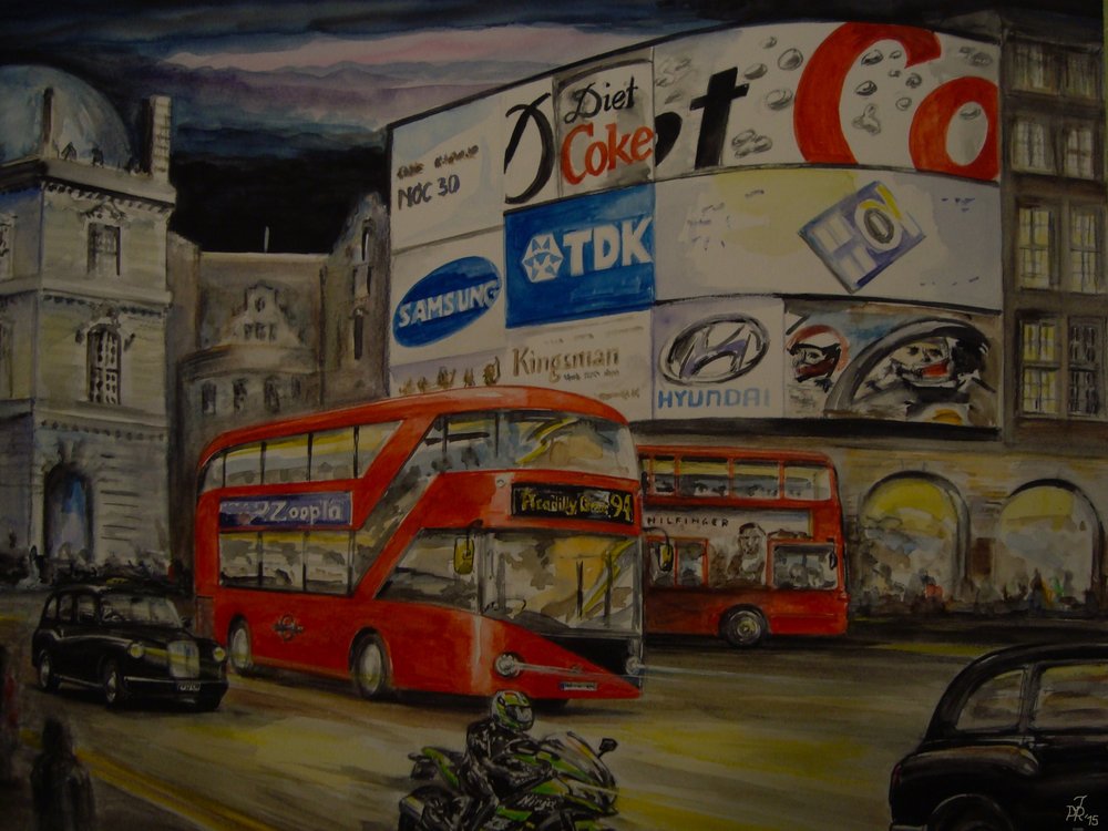 London IV von Jörg-Peter Rabe: hochwertiger Kunstdruck