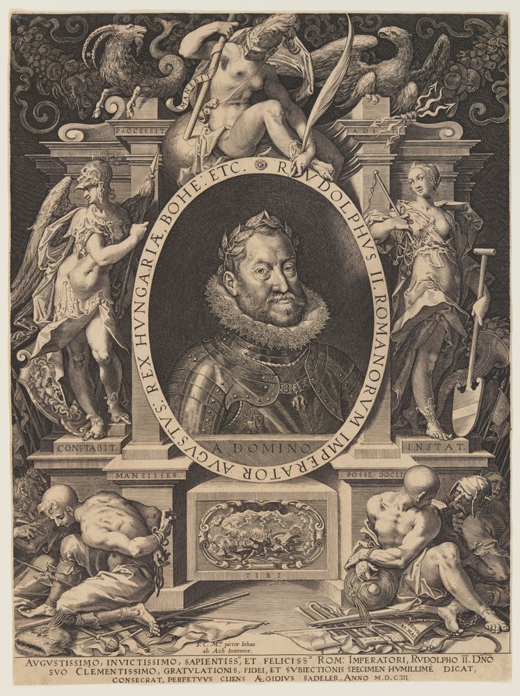 Der Kaiser Rudolf II von Aegidius Sadeler II: Kunstdruck