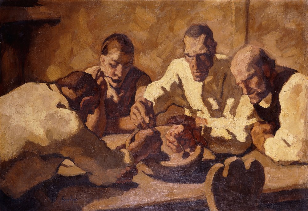 Das Mahl von Albin Egger Lienz: hochwertiger Kunstdruck