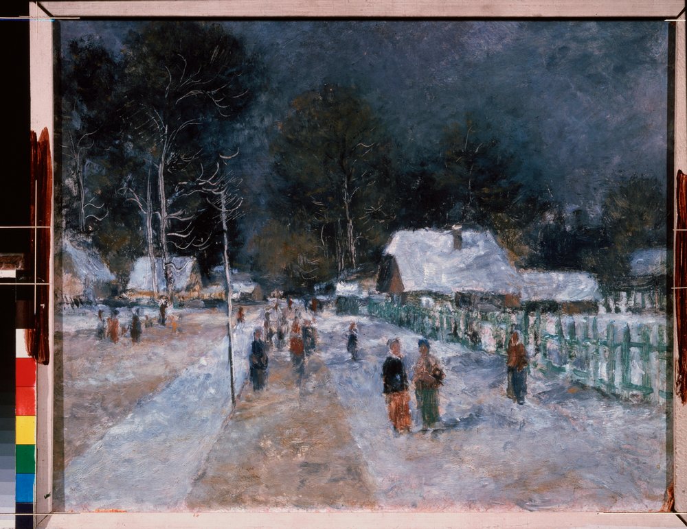 Winter von Aleksandr Vasilievich Shevchenko: Kunstdruck