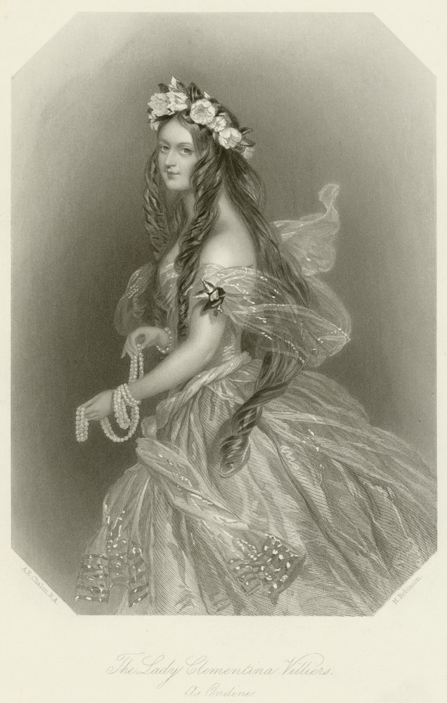 Lady Clementina Villiers von Alfred Edward Chalon