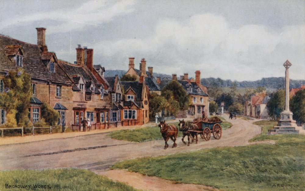 Broadway, Worcs von Alfred Robert Quinton: Kunstdruck