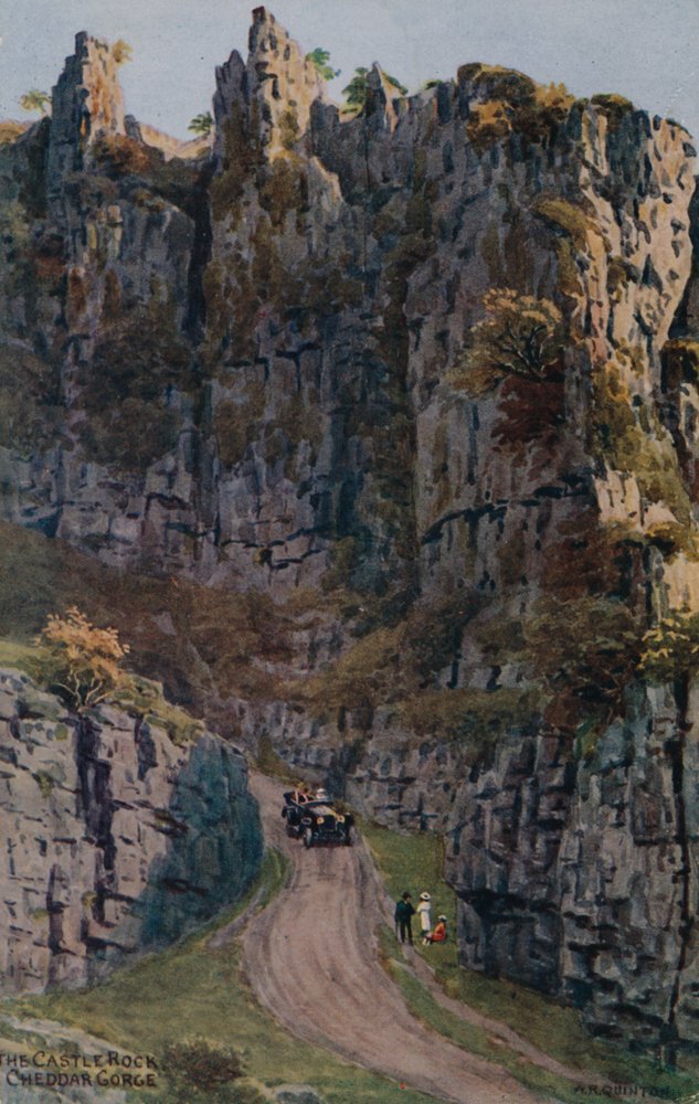 Castle Rock, Cheddar Gorge von Alfred Robert Quinton