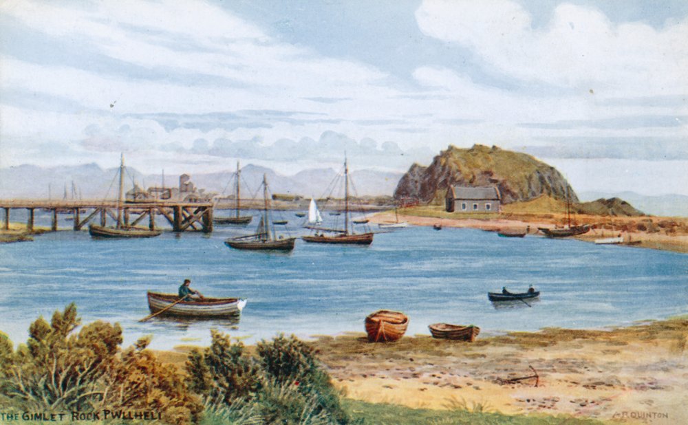 Der Gimlet-Felsen, Pwllheli von Alfred Robert Quinton