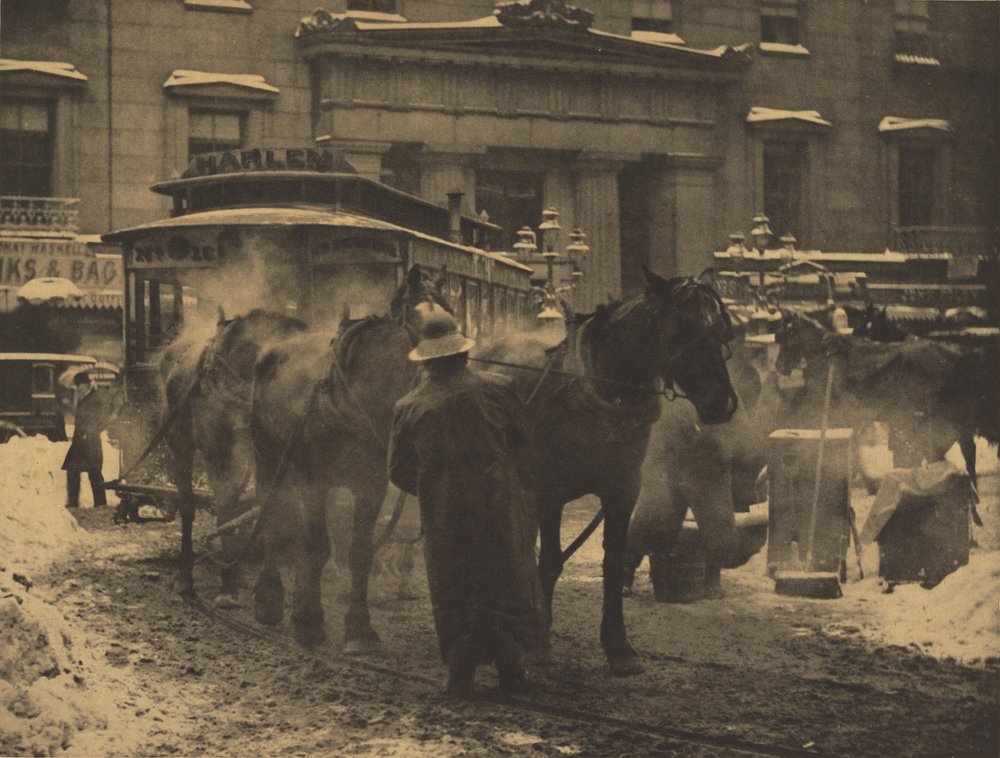 Der Terminal, New York von Alfred Stieglitz: Kunstdruck