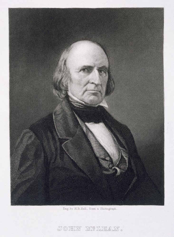 John McLean, graviert von Henry Bryan Hall nach einem Foto