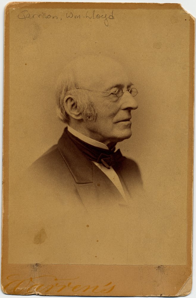 William Lloyd Garrison (1805-79), amerikanischer Abolitionist, Foto von ...