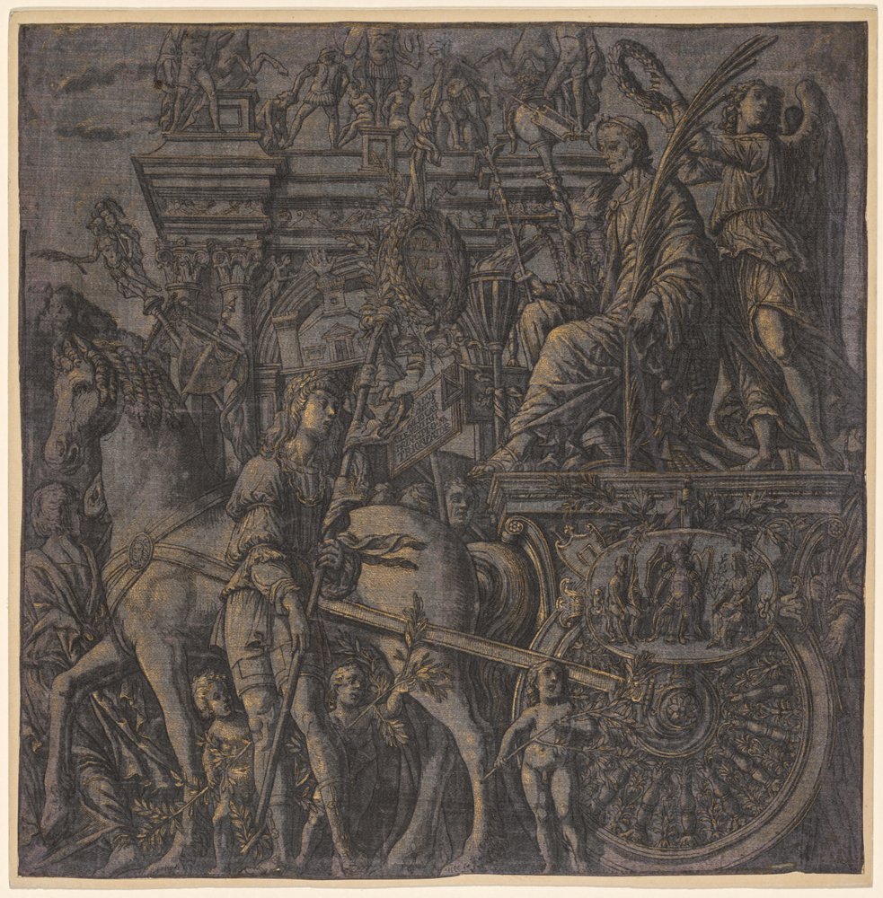 Der Triumph von Julius Caesar: Caesar triumphierend