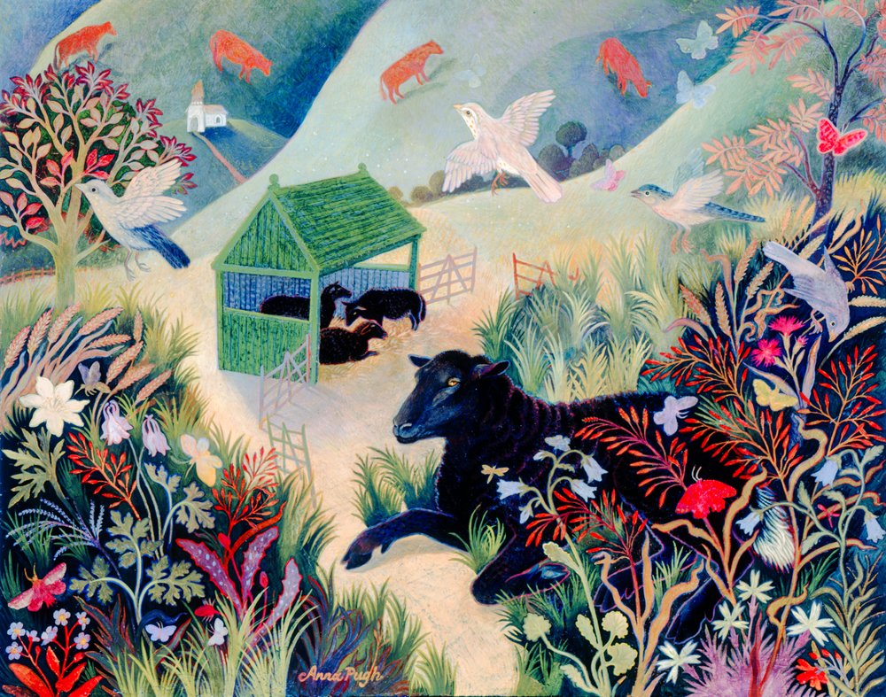 Baa Baa von Anna Pugh: Hochwertigste Kunstreproduktion