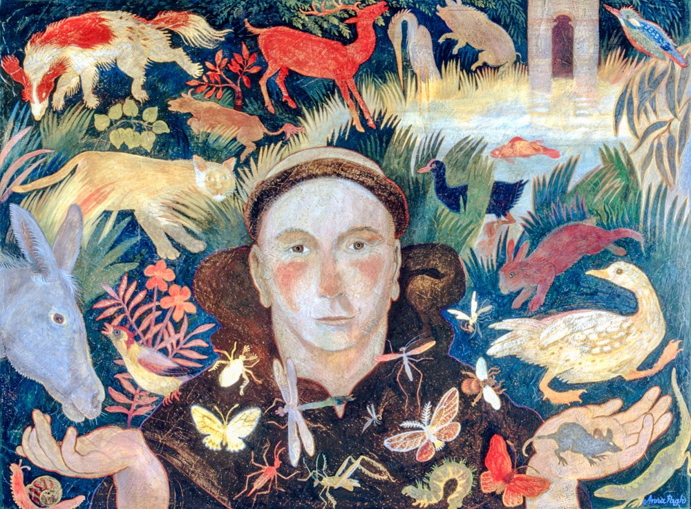 St. Franziskus von Anna Pugh: hochwertiger Kunstdruck