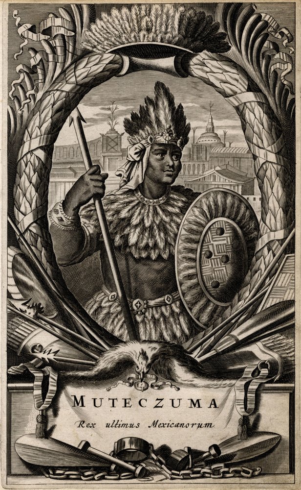 Porträt von Montezuma, König von Mexiko