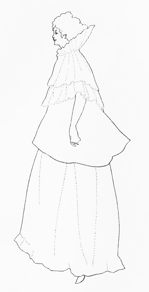 Madame Rejane, Illustration aus 'Das Gelbe Buch', 1894