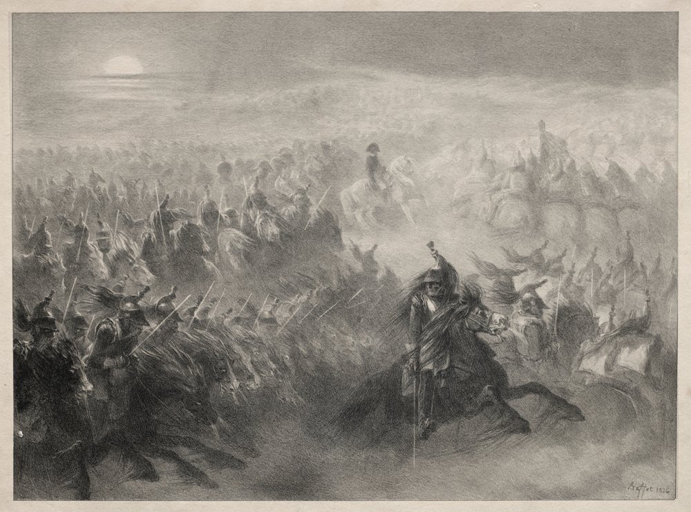 Nachtparade von Auguste Raffet: hochwertiger Kunstdruck