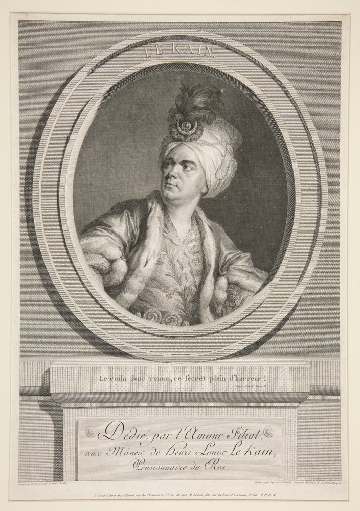 Henri Louis Cain (genannt Le Kain) (1728-1778)