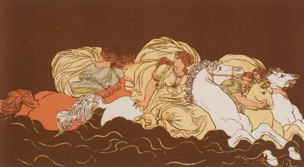 Cloelia und ihre Gefährtinnen von Bartolomeo Pinelli