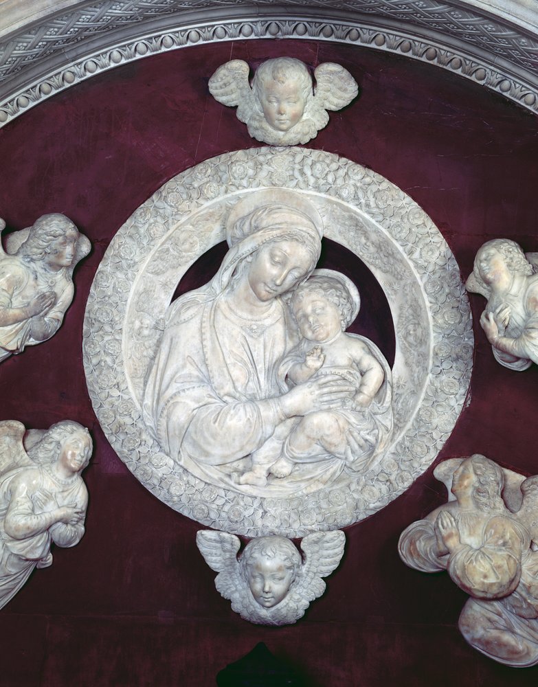 Grab von Filippo Strozzi in der Strozzi-Kapelle (Detail)