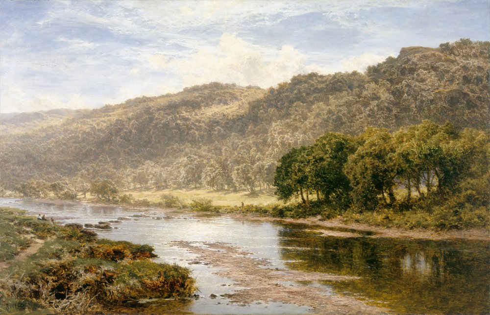 Am Llugwy unterhalb von Capel Curig, 1903