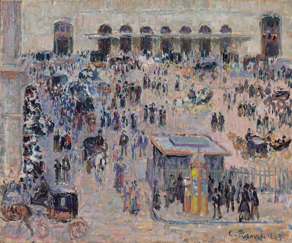 La Place du Havre und der Gare Saint-Lazare