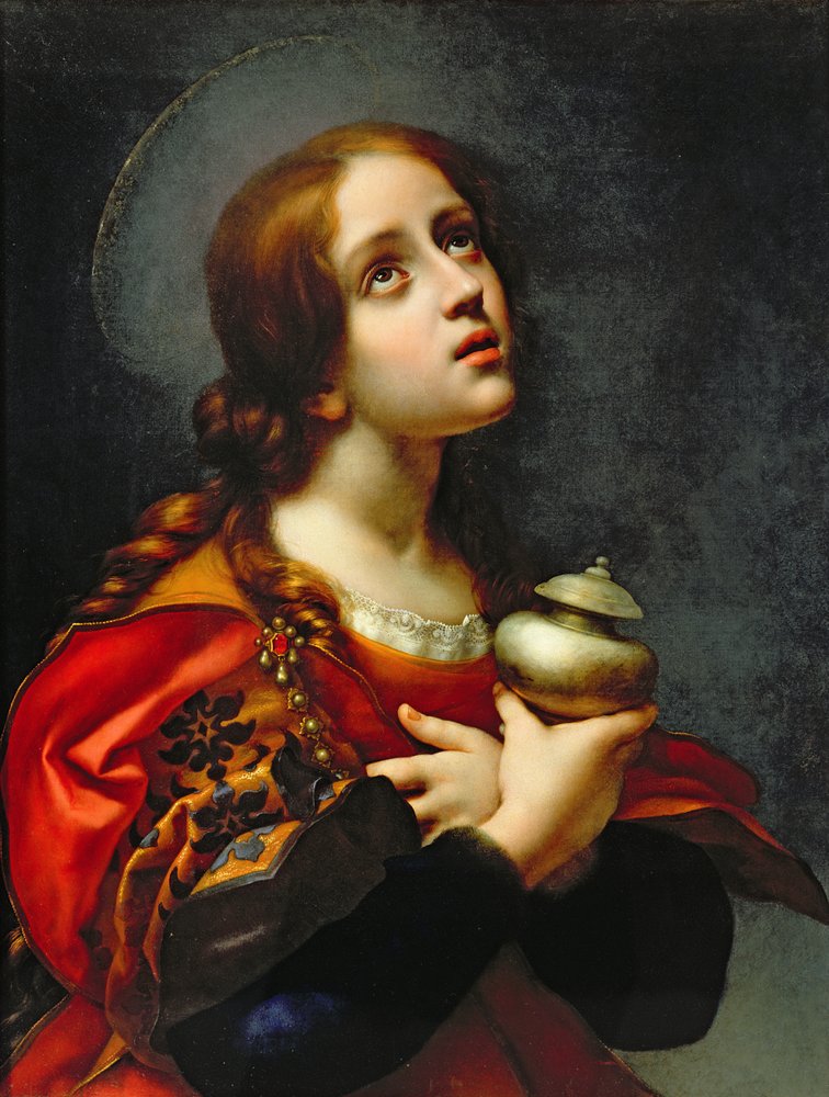 Maria Magdalena von Carlo Dolci: hochwertiger Kunstdruck