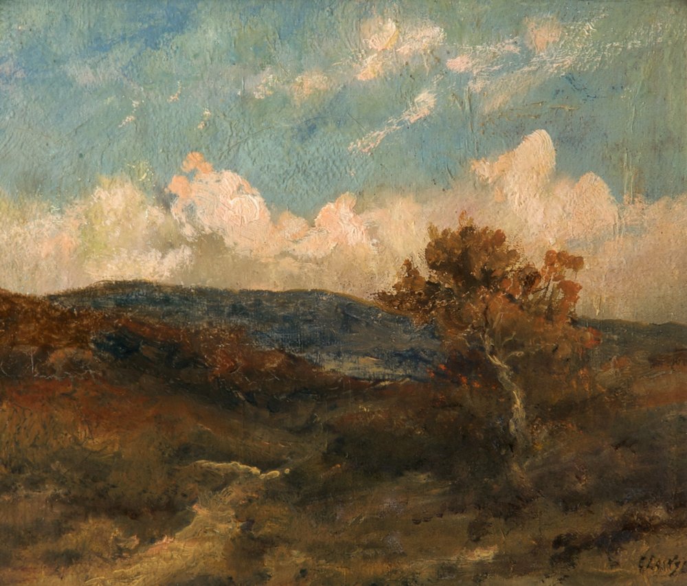 Landschaft, ca. 1870-80 von Cecil Gordon Lawson: Kunstdruck