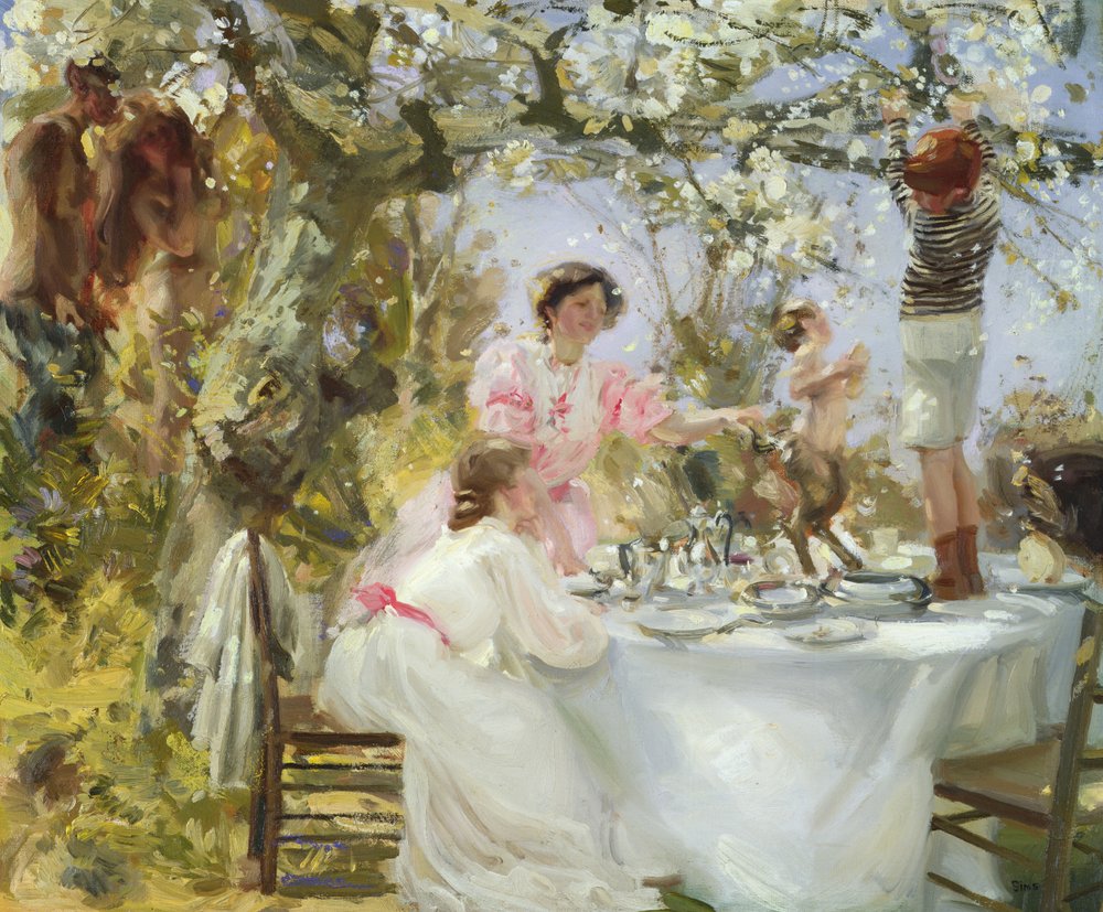 Der kleine Faun, ca. 1906 von Charles Sims: Kunstdruck