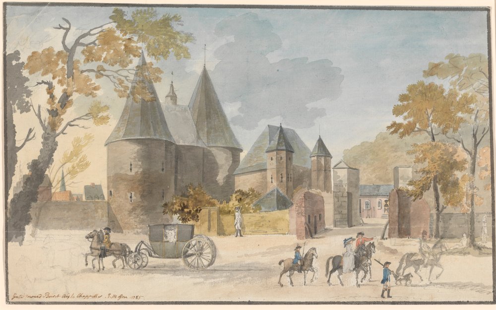 Tor Richtung Bursit, Aachen von Charles Gore: Kunstdruck
