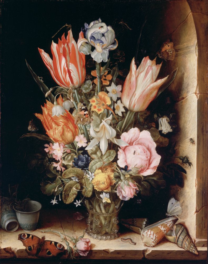 Stillleben mit Blumen in einer Vase
