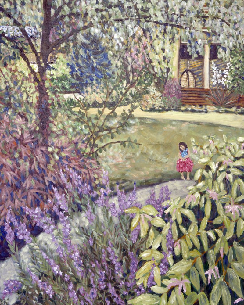 Blumenfee von Deborah Eve Alastra: hochwertiger Kunstdruck