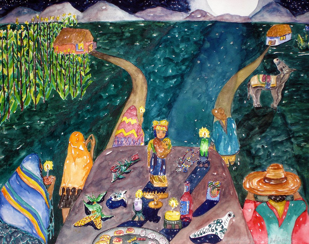 Nacht von Deborah Eve Alastra: hochwertiger Kunstdruck