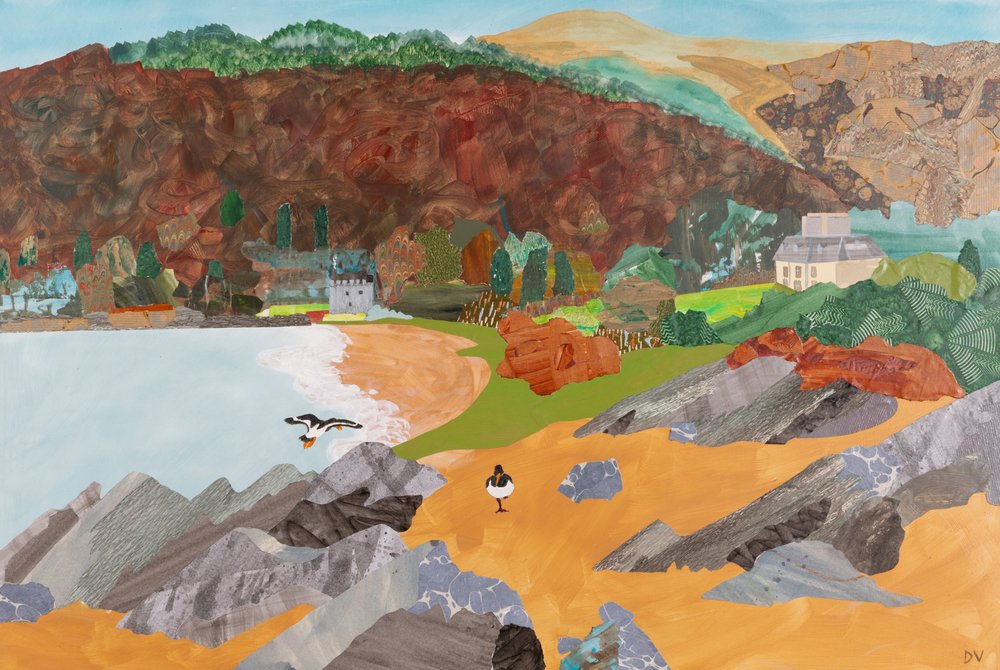 Saddell, Mull of Kintyre von Dione Verulam: Kunstdruck