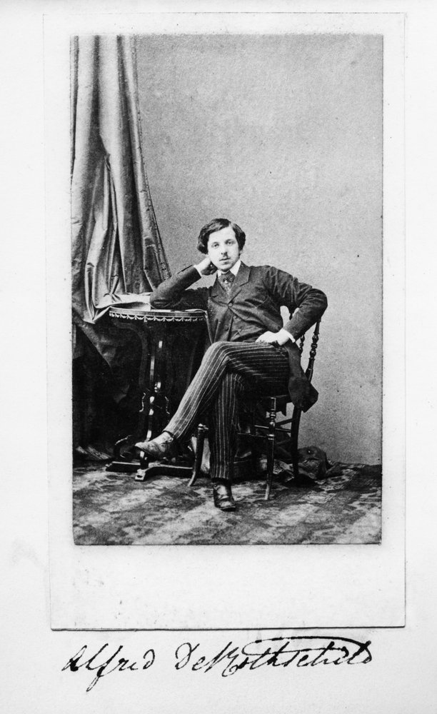 Alfred de Rothschild, ca. 1860er von English Photographer