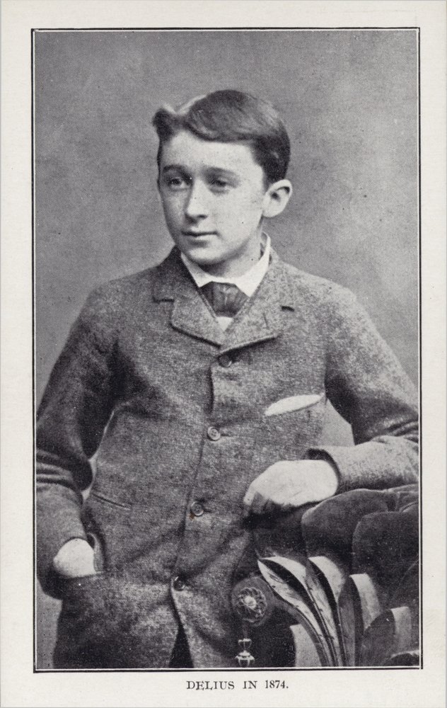 Frederick Delius im Jahr 1874 von English Photographer