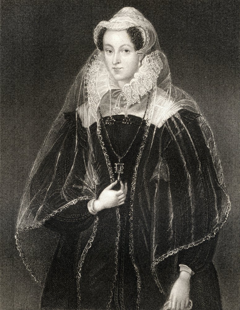 Porträt von Maria Stuart (1542-87), aus 'Lodge's British Portraits', 1823