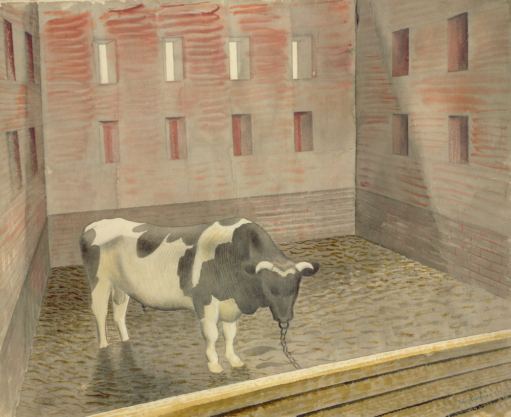 Der Stier von Eric Ravilious: Kunstdruck in Museumsqualität