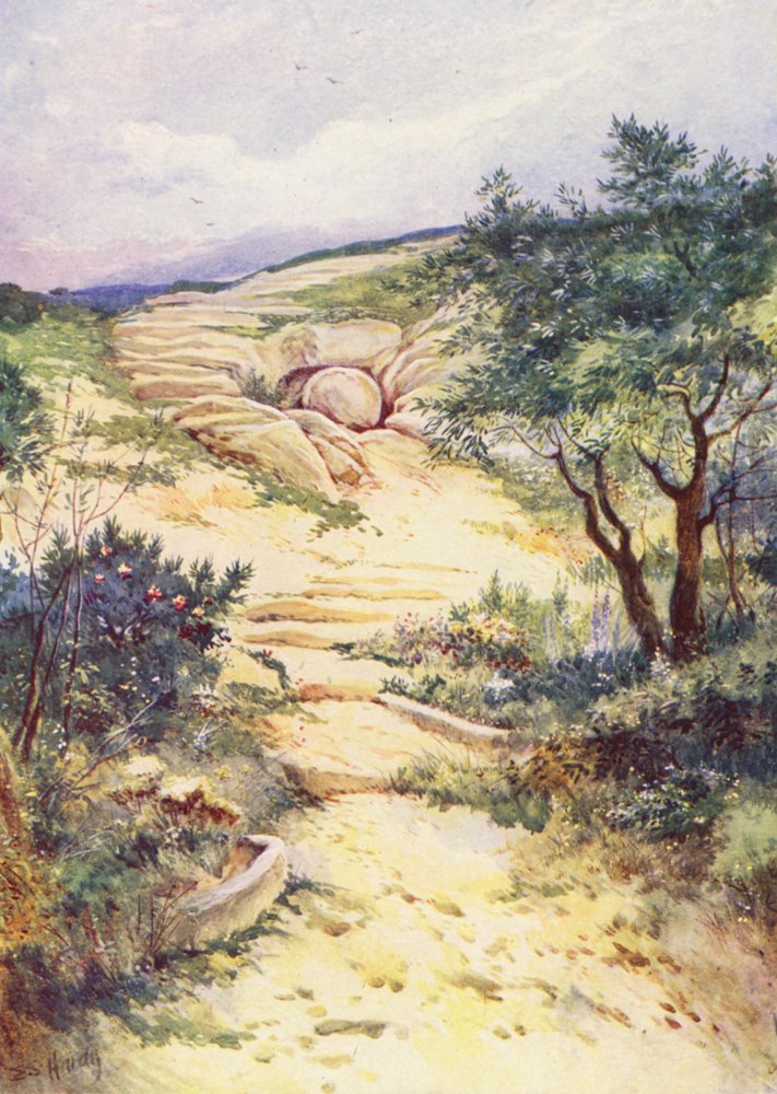 Das Grab im Garten von Evelyn Stuart Hardy: Kunstdruck