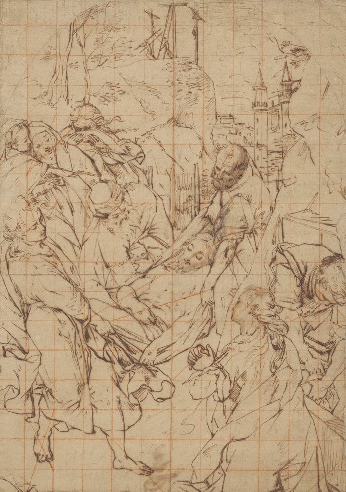 Die Grablegung Christi von Federico Barocci: Kunstdruck