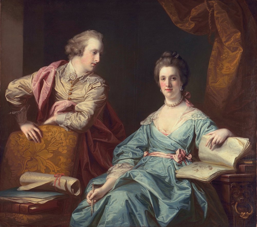 Isabel und Thomas Crathorne, 1767 von Francis Cotes