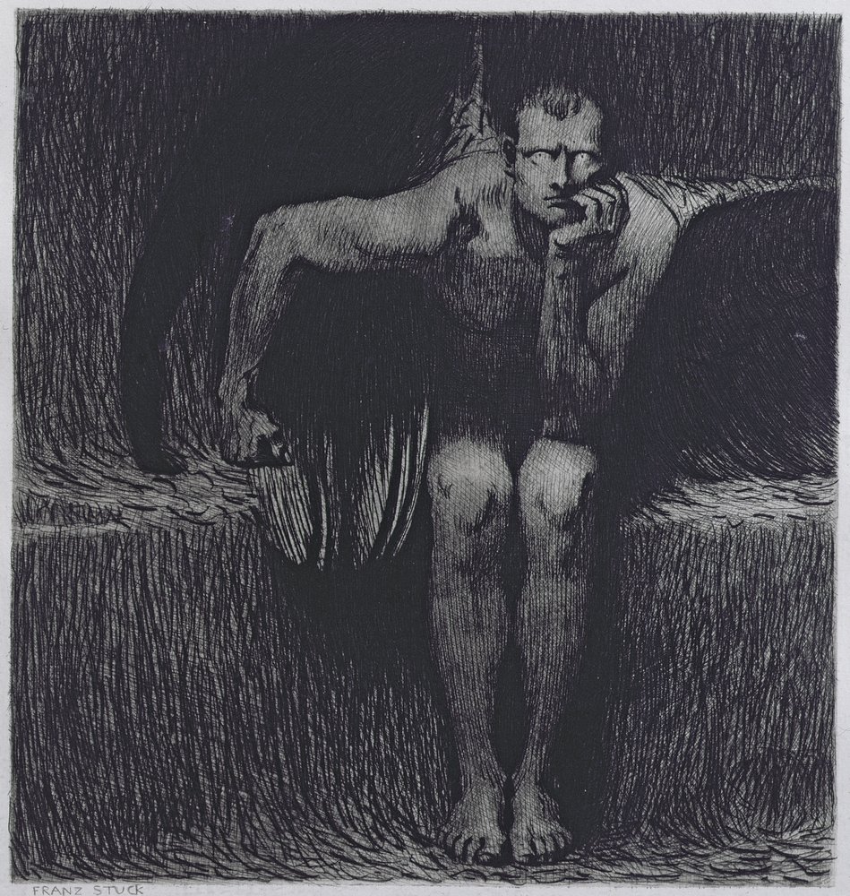 Luzifer von Franz von Stuck: hochwertiger Kunstdruck