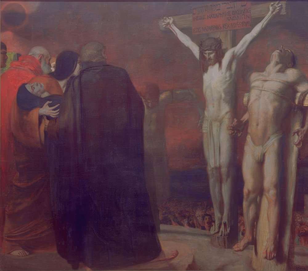 Kreuzigung von Franz von Stuck: hochwertiger Kunstdruck