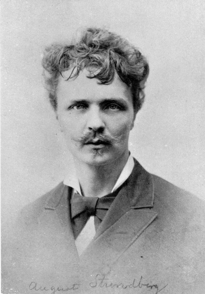 August Strindberg, 1. Januar 1884 von French Photographer