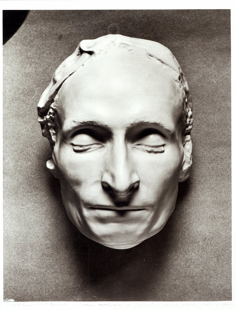 Totenmaske von Blaise Pascal (1623-62) 1662
