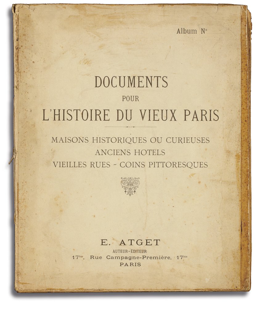 Umschlag des Albums "Documents pour l'histoire du vieux Paris" von ...