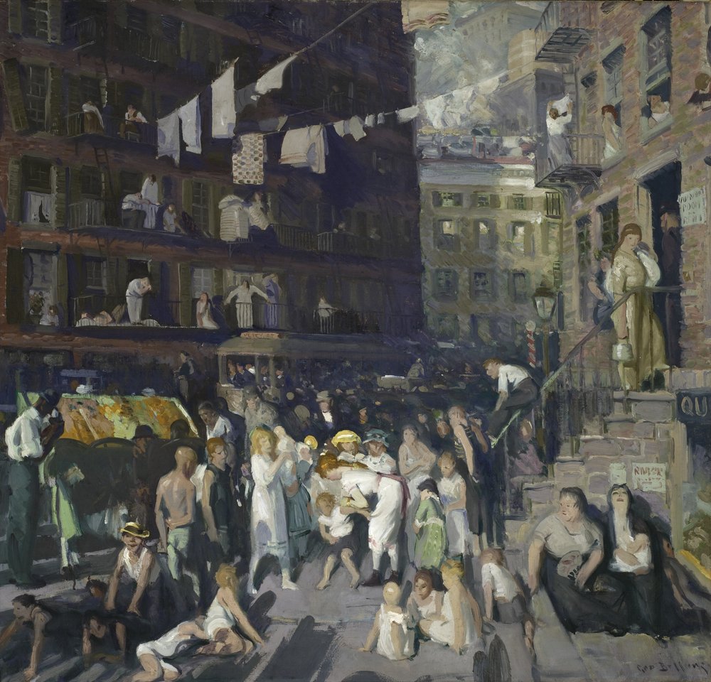 Cliff Dwellers, 1913 von George Wesley Bellows: Kunstdruck