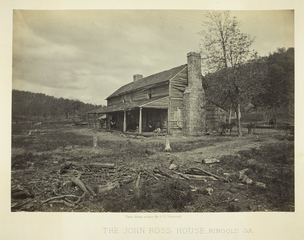 Das John-Ross-Haus, Ringold, GA von George N. Barnard