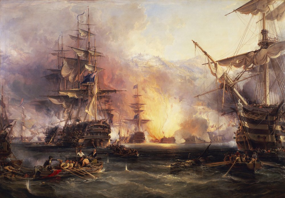 Die Bombardierung von Algier, 27. August 1816