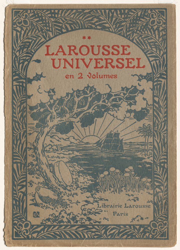 Larousse Universal: Cover Le Larousse Universel