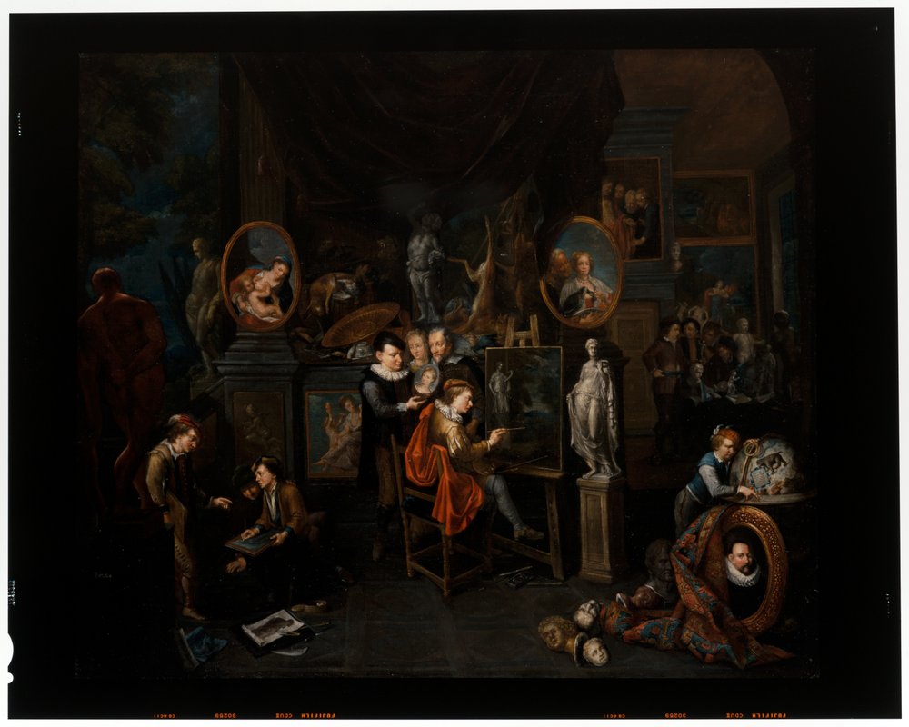 Das Atelier des Malers von Gerard Thomas: Kunstdruck kaufen