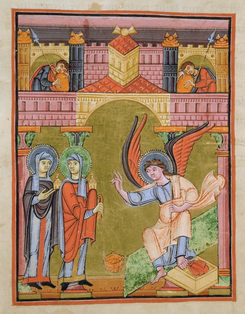 Fol. 33v aus dem Evangeliar der Reichenau-Schule, Codex F. II. 1