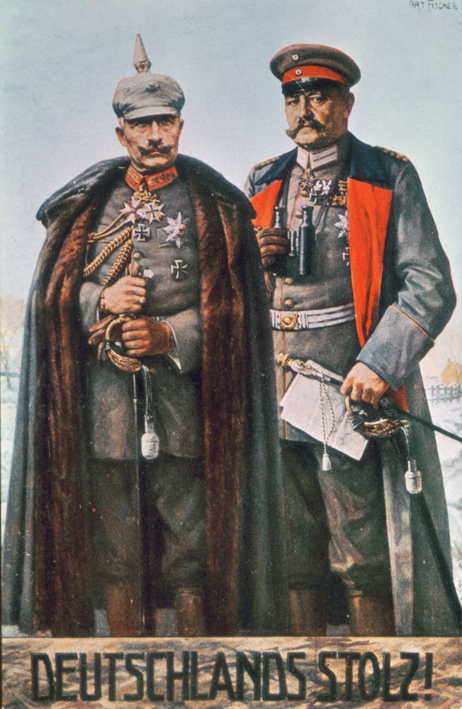 Kaiser Wilhelm II. und Feldmarschall Hindenburg